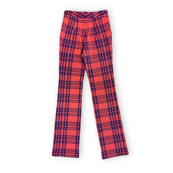 Cynthia Rowley | Pants & Jumpsuits | Cynthia Rowley Plaid High Waisted Pants | Poshmark